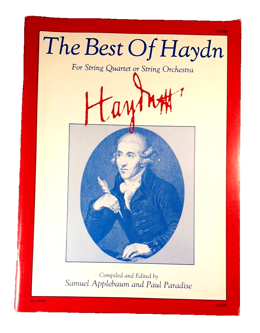 1986 The Best of Haydn String Quartet or String Orchestra Music Book | eBay