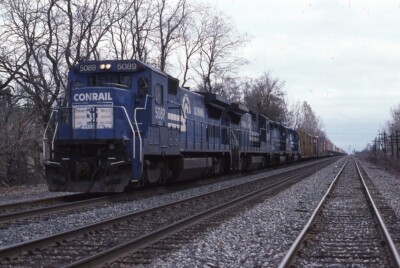CONRAIL CR 5089 Railroad Train Locomotive HARBORCREEK PA Original Photo ...