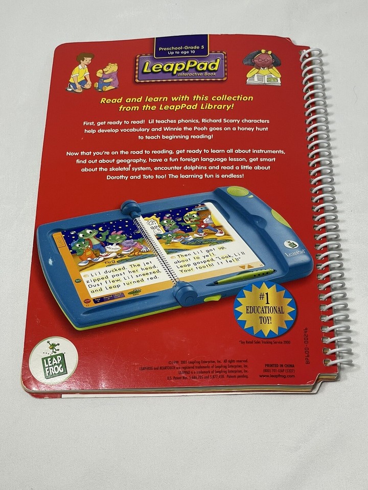 LeapPad Interactive Book LeapPad Library No Cartridge Needed Preschool ...