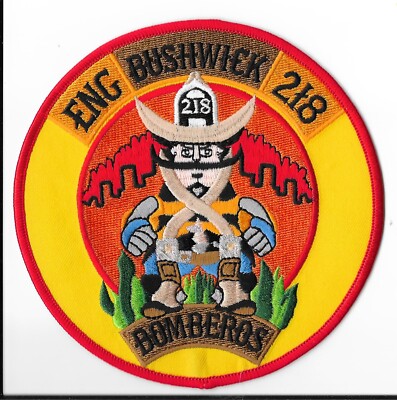 New York Fire Department (FDNY) Engine 218 Bushwick Bomberos Patch V1 ...