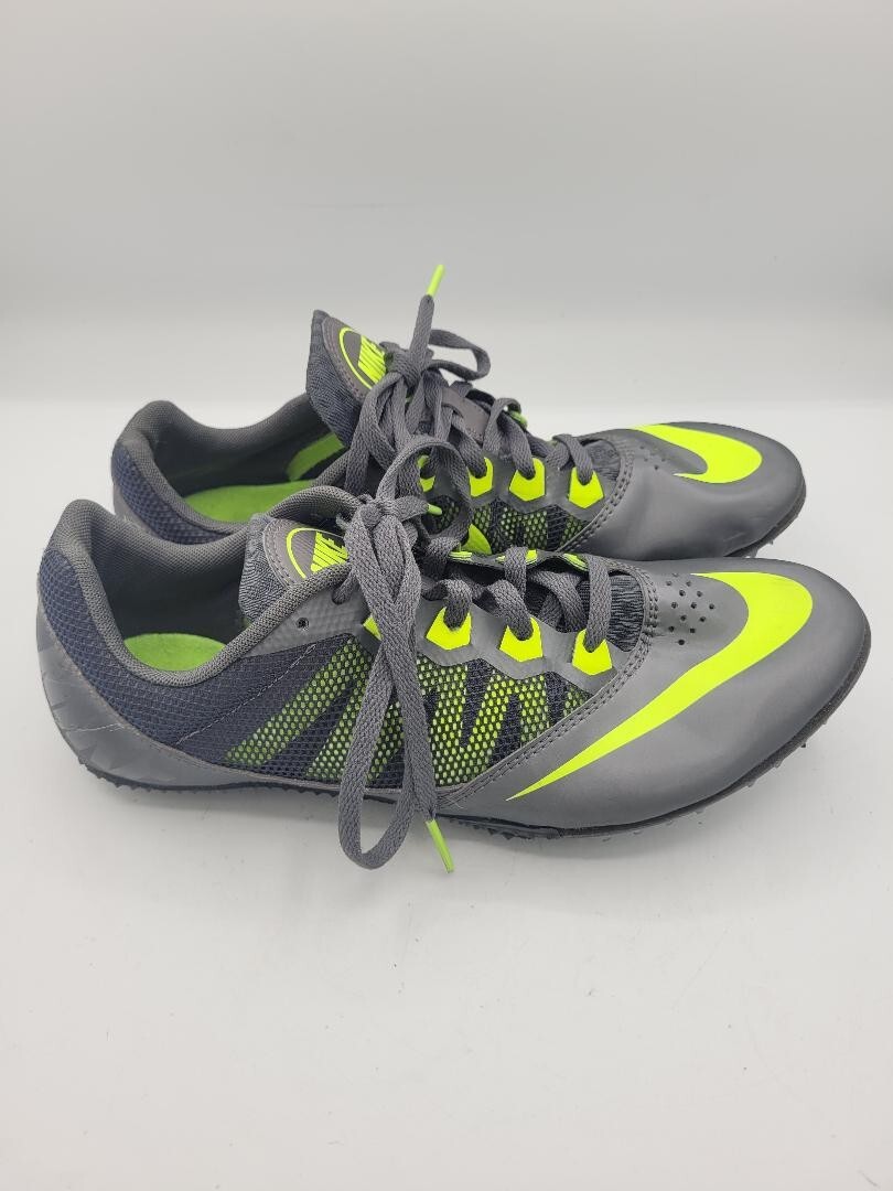 NIKE RIVAL S Gray Neon Green Track & Field Sprinting … - Gem
