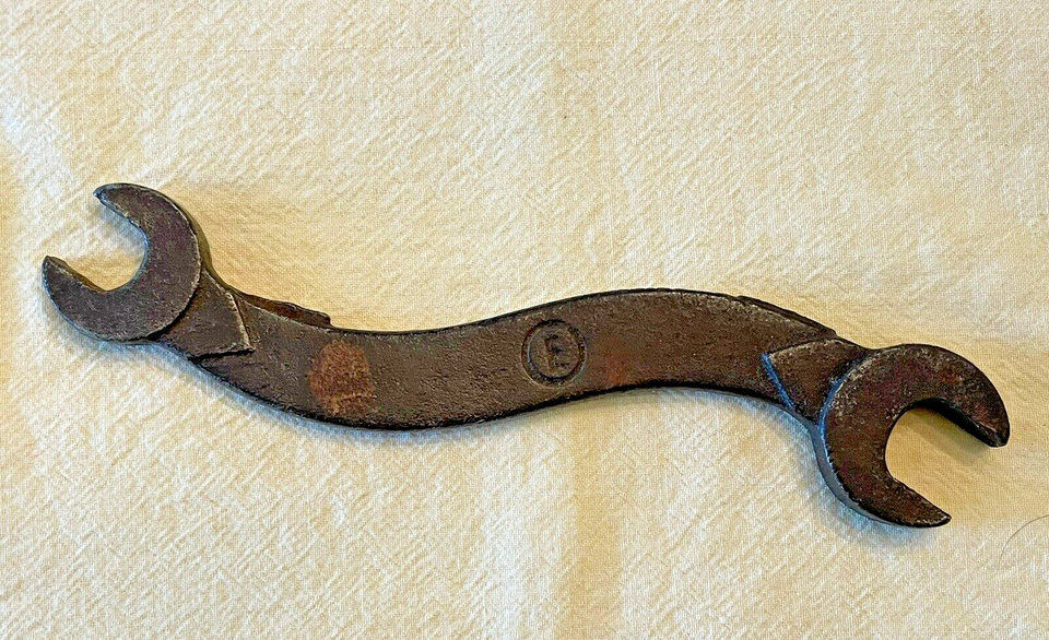 Antique "S" Wrench E 7338D - Nice Patina | eBay