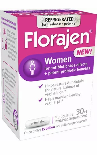 Florajen Women Multiculture Probiotic Supplement Capsules 30 Count for ...