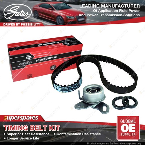 Gates Camshaft Timing Belt Kit for Mitsubishi Lancer CC CA CB C62A ...