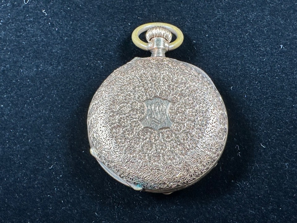 14kt Gold Case Mermod Freres 3s Open Face Pocket Watch Not Working | eBay