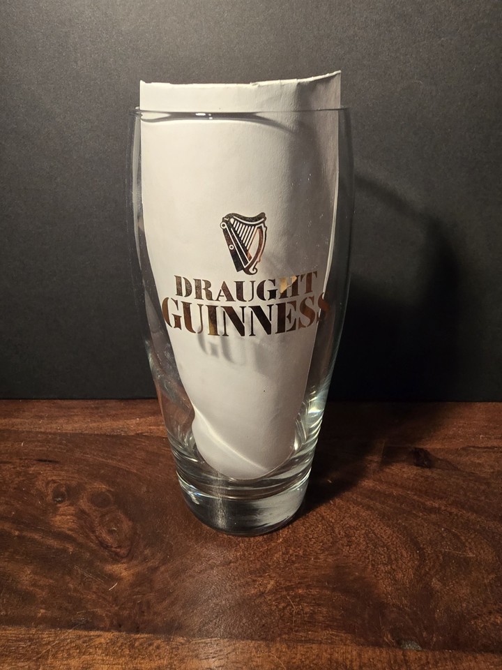 Rare Vintage Draught Guinness Glass From The Export Market Circa 1960s ...