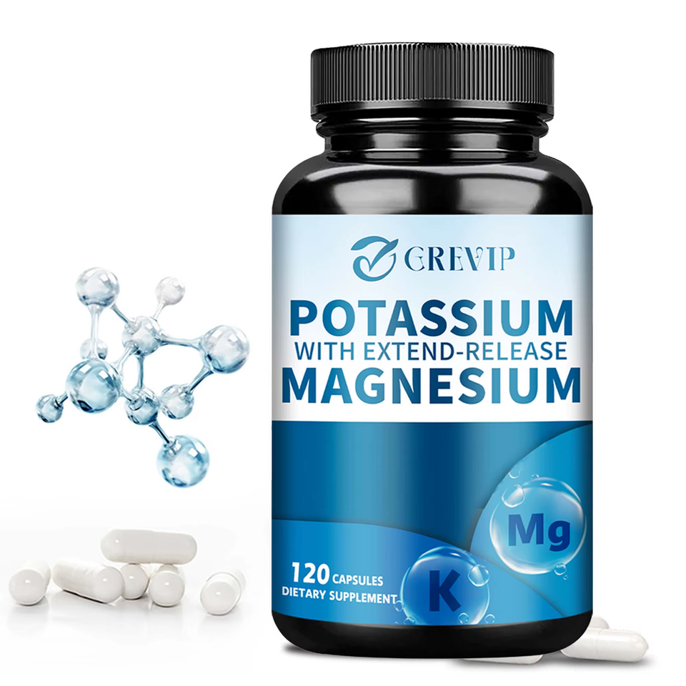 Potassium Magnesium - Support Bone Health, Muscle Spasms, Beauty ...