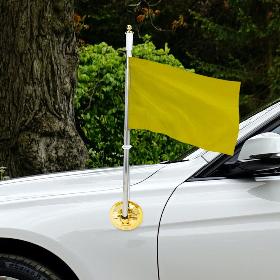 Car Flag Mount Suction Cups Flagpole Mounting Stand Stands Decoration Rack | eBay