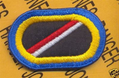 160th Infantry Bn LRSD Airborne Ranger 40th ID CAARNG para oval patch ...