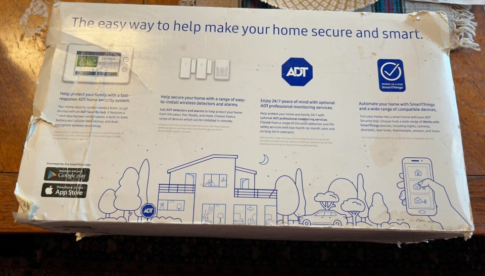 Samsung Smart Things ADT Home Security Starter Kit F-ADT-STR-KT-1 ...
