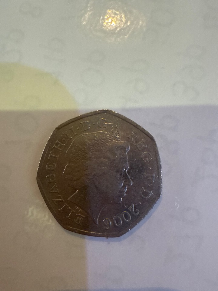 RARE Fifty Pence 50p Commemorative World War 2 ll Coin 2006 wounded ...
