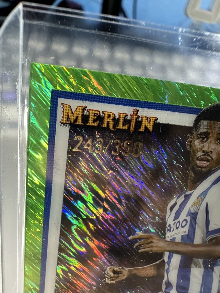 2023 Topps Merlin Mohamed Ali Cho RC #123 Neon Green Shimmer Refractor ...