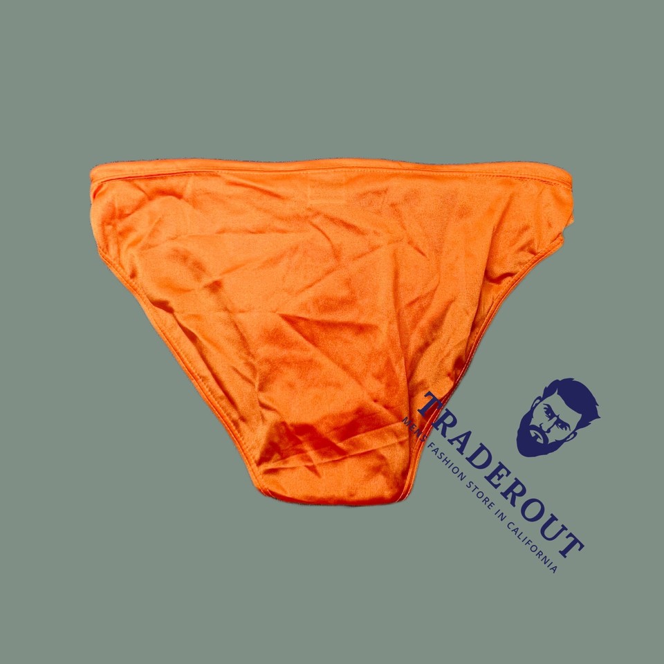 aussieBum Mens orange nylon Swim brief bikini swimsuits size M L XL | eBay