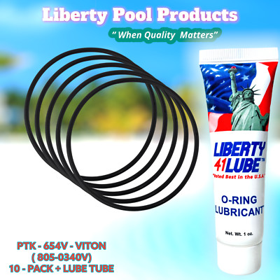 805-0340V PTK-654V (5-Pack + Lube ) By Liberty Seals For Waterway ...