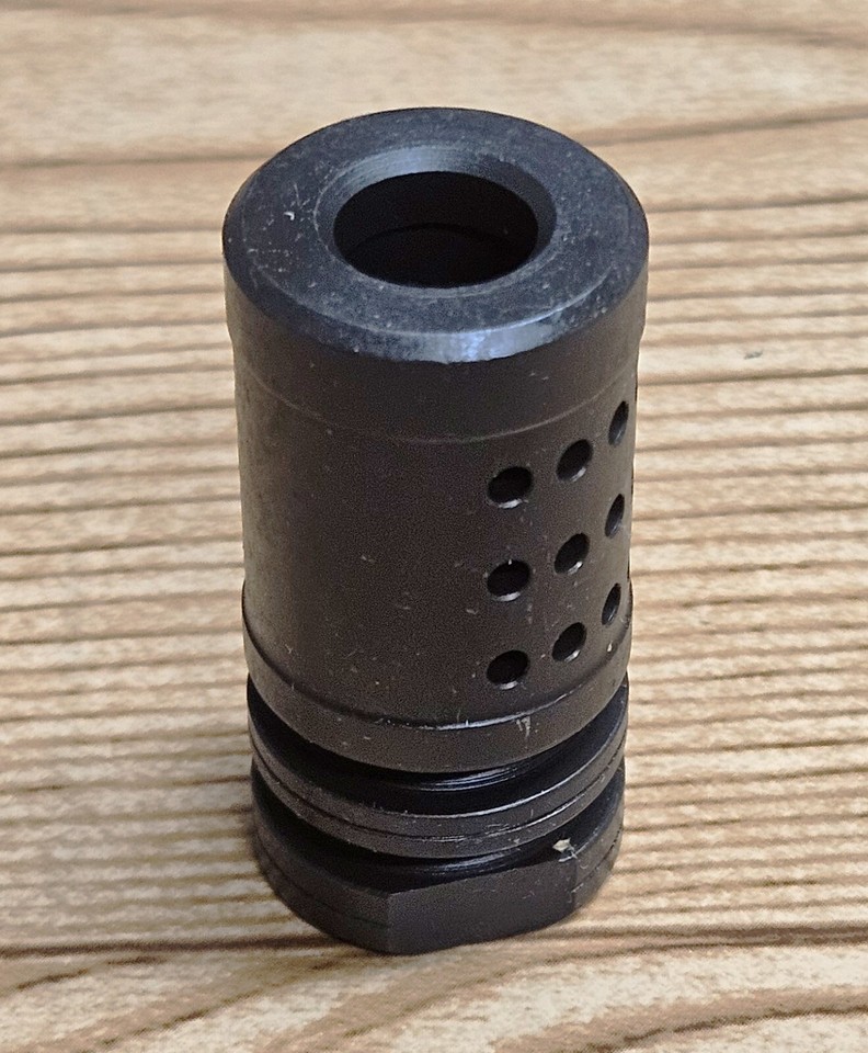 Steel 9mm Recoil Compensator Muzzle Brake fits FN 502 509 Tactical ...