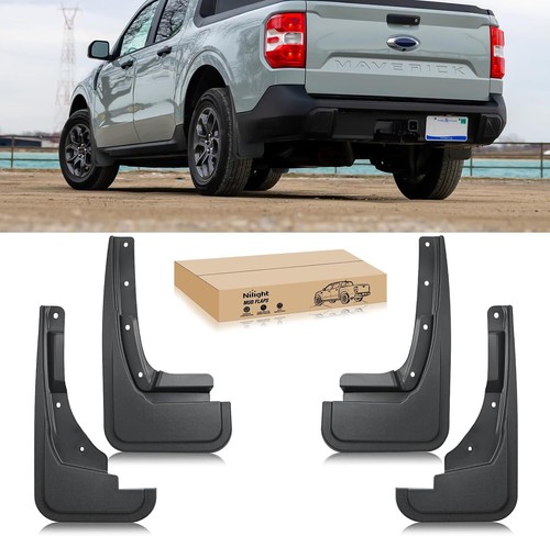 Nilight Mud Flaps for Ford Maverick 2022-2024 No Drilling Precision ...