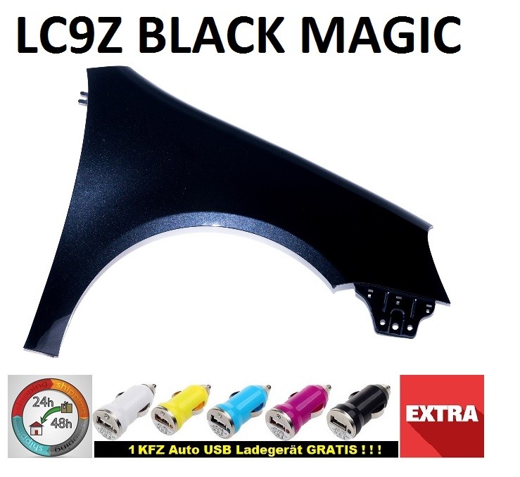 VW Golf 5 V 1K1 Kotflügel LC9Z BLACK MAGIC vorn NEU bj.03-09 rechts nue ...