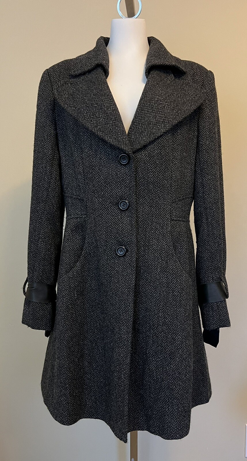 Peruvian Connection Charcoal Tweed Herringbone Alpaca… - Gem
