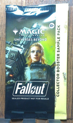MTG Fallout Collector Booster SAMPLE Pack 3 cards Universes Beyond NEW ...