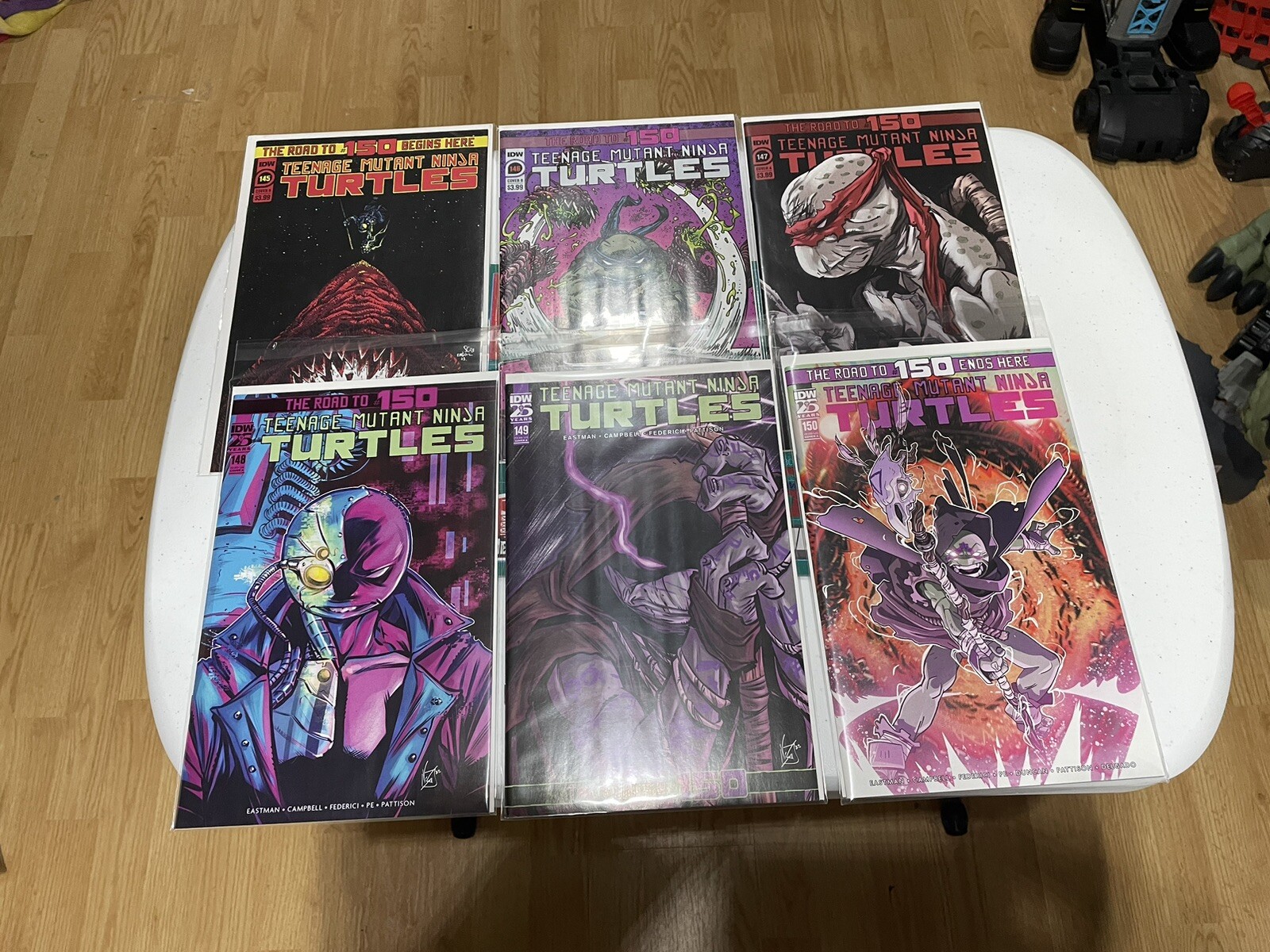 TMNT TEENAGE MUTANT NINJA TURTLES 145 146 147 148 149 150 SET PRE NEW ...