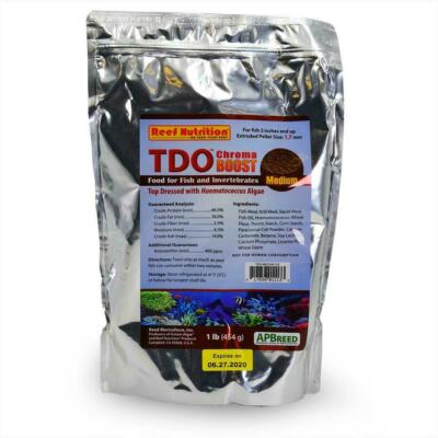 TDO-EP1 MEDIUM 1.7MM CHROMA BOOST FISH FOOD (16 OZ) - REEF NUTRITION | eBay