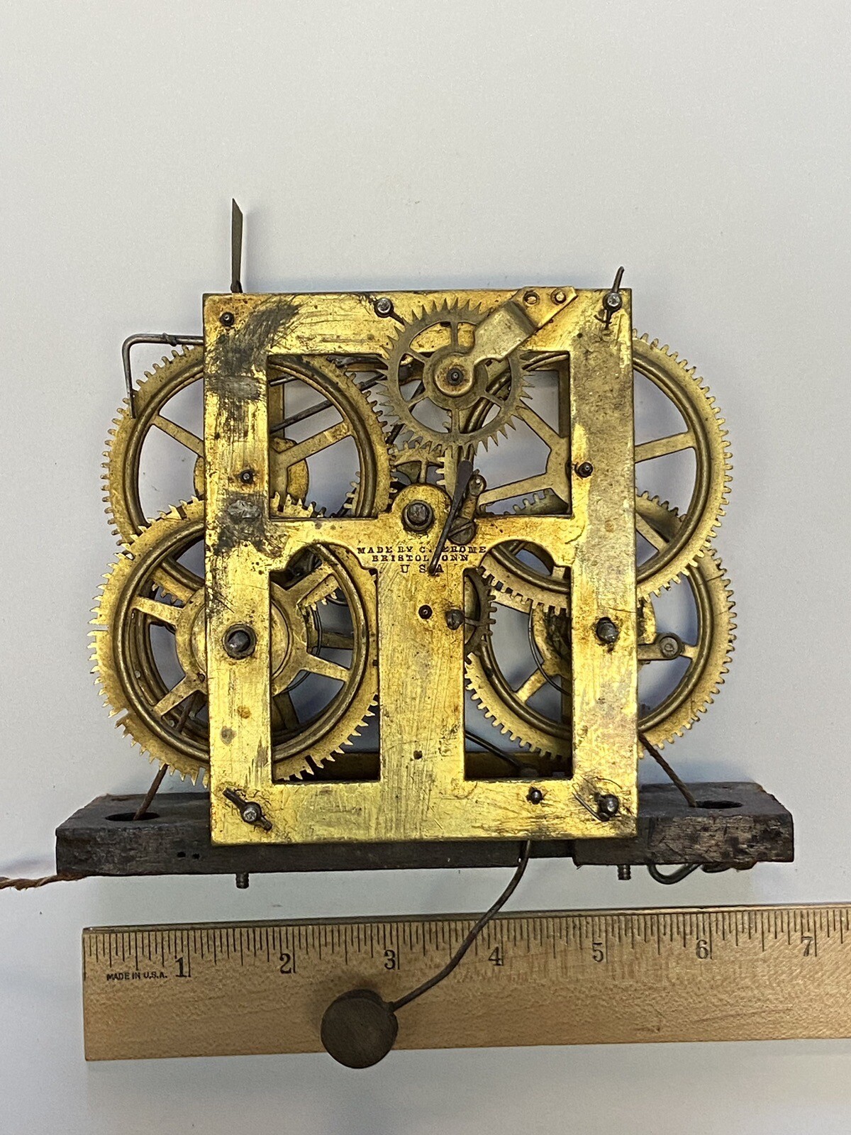 Chauncey Jerome 30 Hour Weight Movement For Ogee Clock | eBay