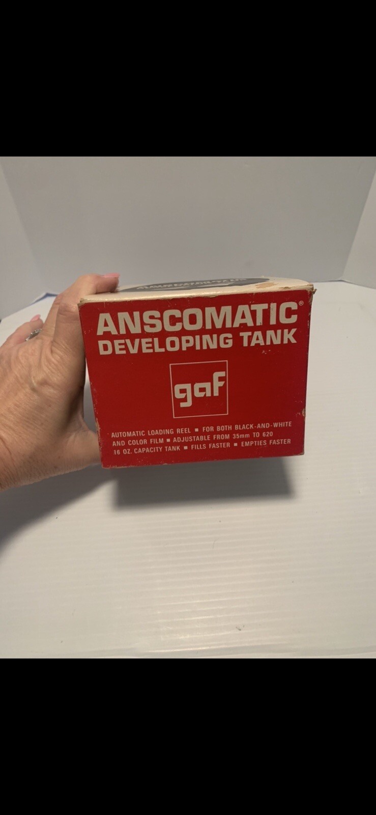 Vintage Ansco Anscomatic GAF F-698 35mm 120 Film Developing Tank ...