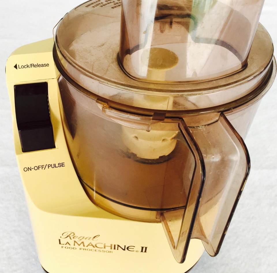 Vintage Regal LaMachine II Bowl Type Food Processor with Instructions ...