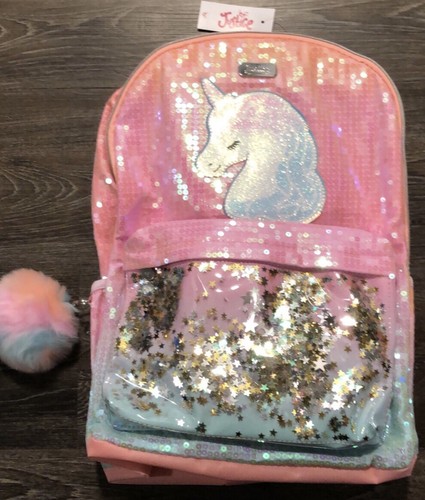 Girls Justice UNICORN SEQUIN OMBRE SHAKY Backpack New | eBay