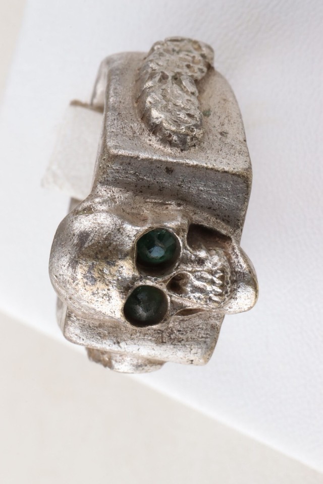 WW2 oak WWII Skull Ring war period ww1 WWI Battlefield artifact ...