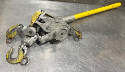 Lug-All Hoist Lincoln Model 2 1000 Single Rig 2000LB Double Rig Used Surplus | eBay