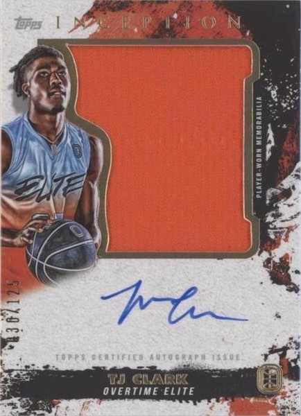 2021-22 Topps Inception OTE Overtime Elite - Inception Autograph Jumbo ...