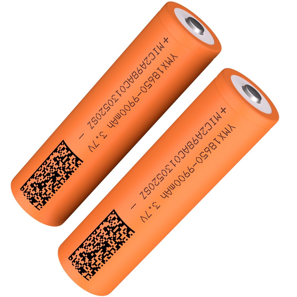 4 Pack 3.7 Volt 18650 Rechargeable Batteries High Capacity 9900 mAh ...