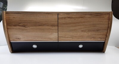 Camper van overhead Lockers / Storage Cupboard .Bardino Oak & Black ...