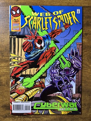 WEB OF SCARLET SPIDER 2 DIRECT EDITION TOM MORGAN COVER MARVEL COMICS ...