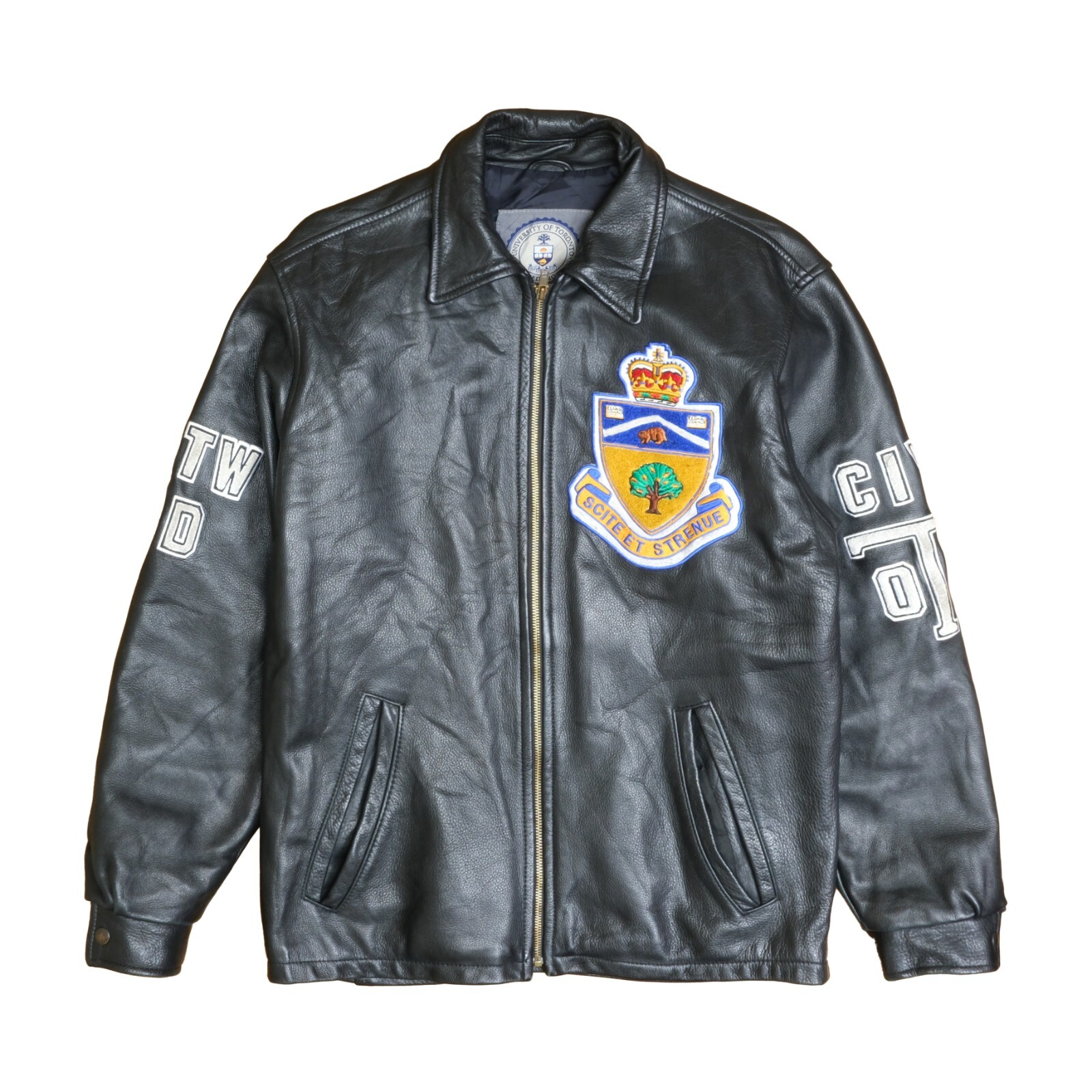 University of Toronto Engineering Crest Leather Varsi… - Gem