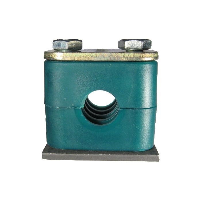 SP-321.3-PP-DP-AS-U-W10 : Stauff Clamp, Single Weld Plate, 0.84" (21 ...