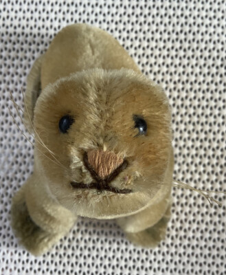 Original Steiff Robbe Robby - mit Knopf in der Flosse - aus Sammlung ...