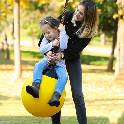 PE Material Tree Swing For Kids Inflatable Ball Swing Set For Tree - PE ...