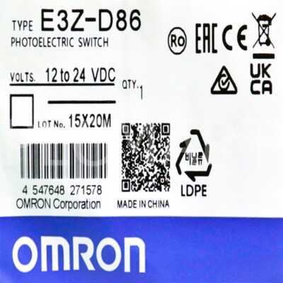 (New) OMRON E3Z-D86 PHOTOELECTRIC SWITCH FedEx Free Intl' shipping! | eBay