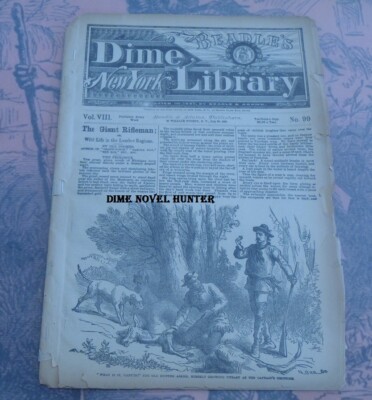 BEADLE'S NEW YORK DIME LIBRARY #99 OLL COOMES 1880 DIME NOVEL STORY ...