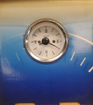 VDO Analog Clock Gauge with White Face And Roman Numerals 370072 | eBay