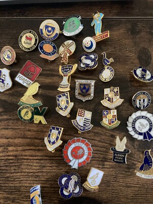 Metal/enamel badges COFFER Clubman League Scottish & Non League + cloth ...