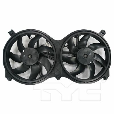 One New TYC Dual Radiator and Condenser Fan Assembly 623760 214813JA2E ...