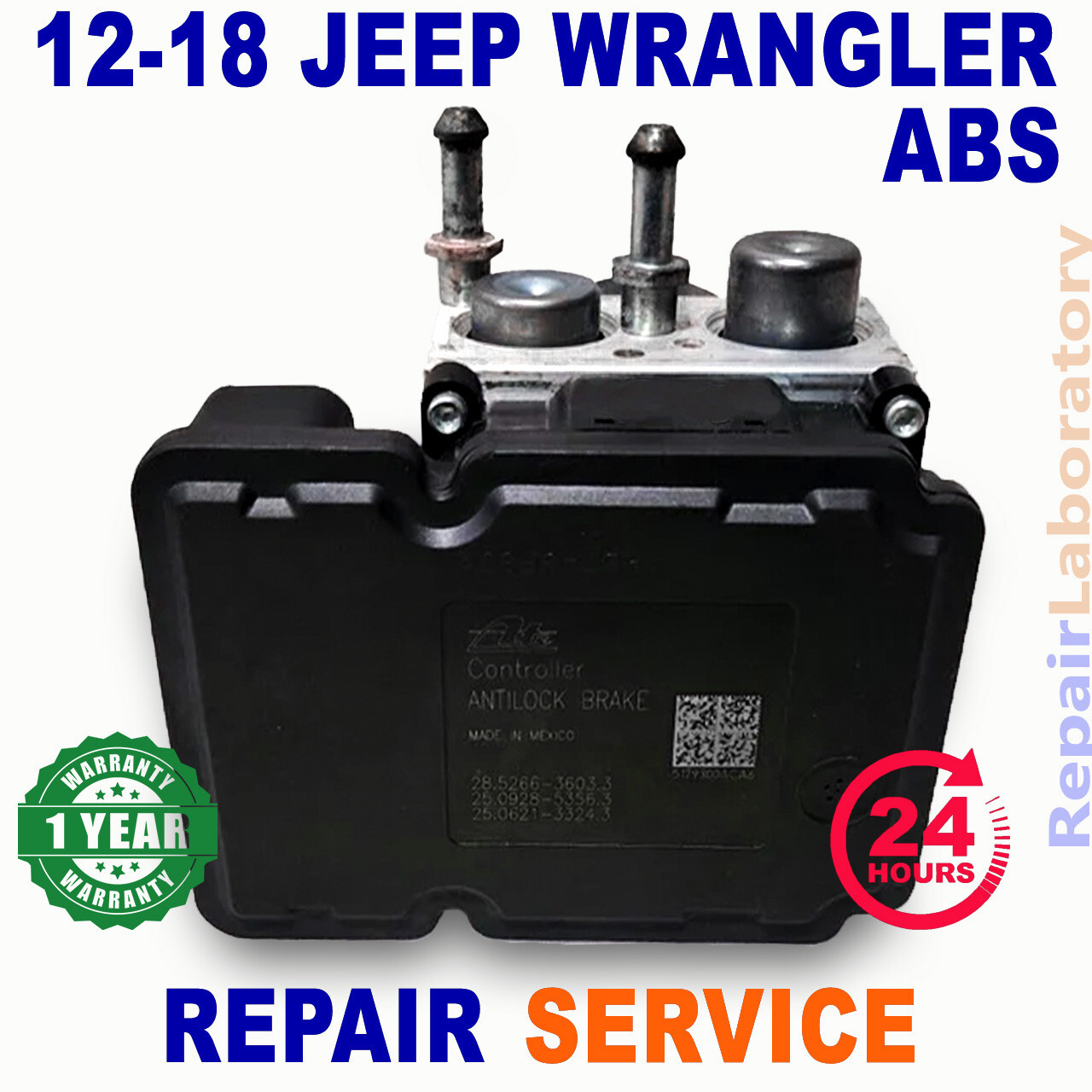 ⭐REPAIR SERVICE⭐ 12-18 Jeep Wrangler ABS Anti-lock Brake Pump Assembly ...