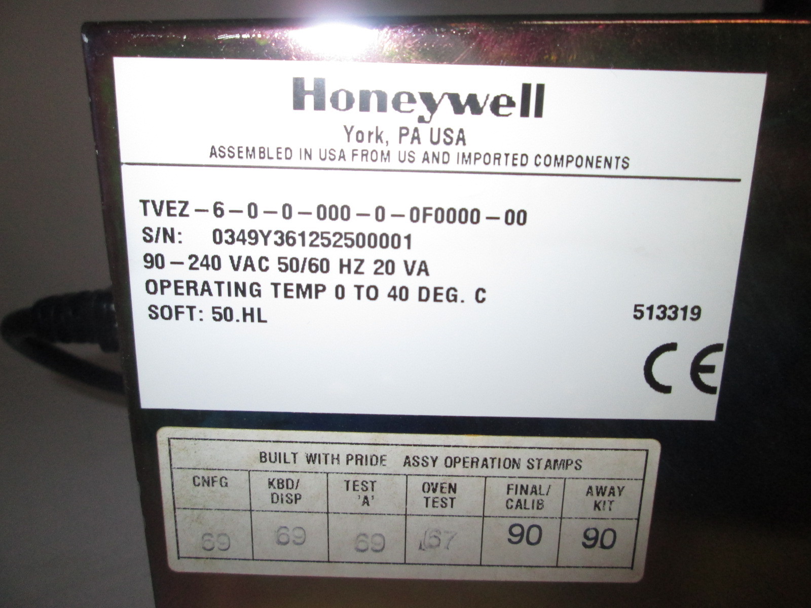 Enregistreur Honeywell eZtrend V5 TVEZ-6-0-0-000-0-0F0000-00 | eBay