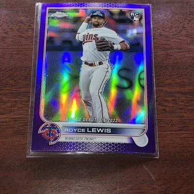 2022 Topps Chrome Update Purple Refractor Royce Lewis #US79 Rookie Card ...
