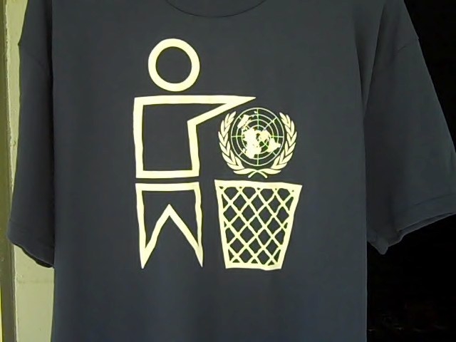 Anti - United Nations Men's Shirt X-Large XL Navy Blue Putin Trump ...