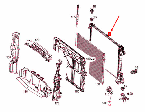 Купить Радиаторы Mercedes-Benz NEW mercedes/benz VITO W447 COOLANT ...