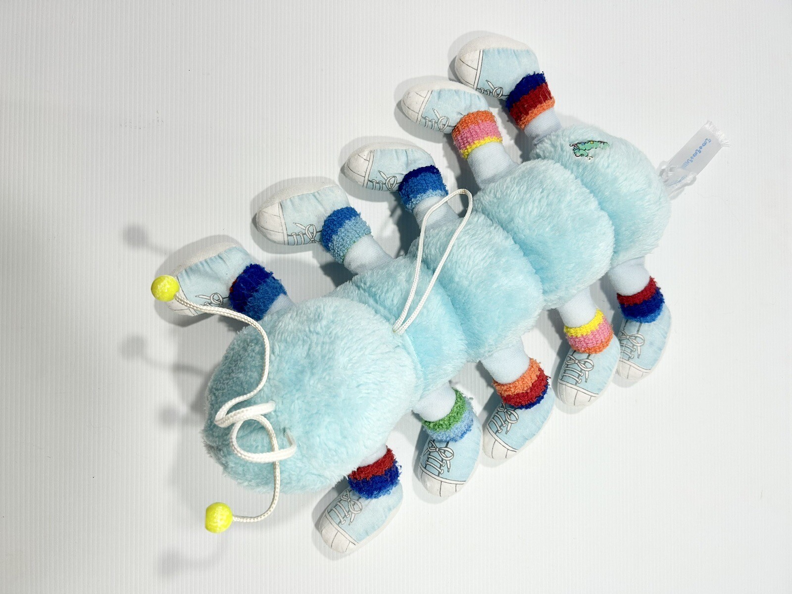 Vintage 1984 Lots-a-Leggggggs Blue Plush Caterpillar 10 Feet Shoes ...